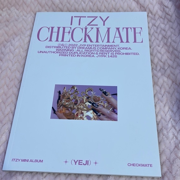 Other | Itzy Checkmate Mini Album Yeji Ver Official Album | Poshmark